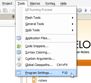 FlashDevelop 에서 Ctrl + ENTER 로 컴파일 하는 방법 | 세계의끝과 플래시 원더랜드